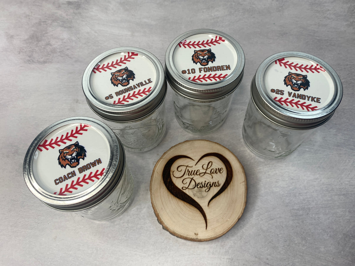 Personalized Baseball Jars, Baseball Gift, Senior Athlete, Senior gift ...