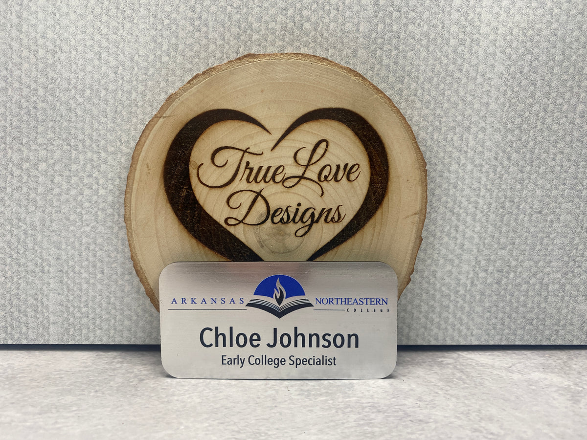 Full Color Wearable Name Tags with Magnet Closure, Business Name Tags ...
